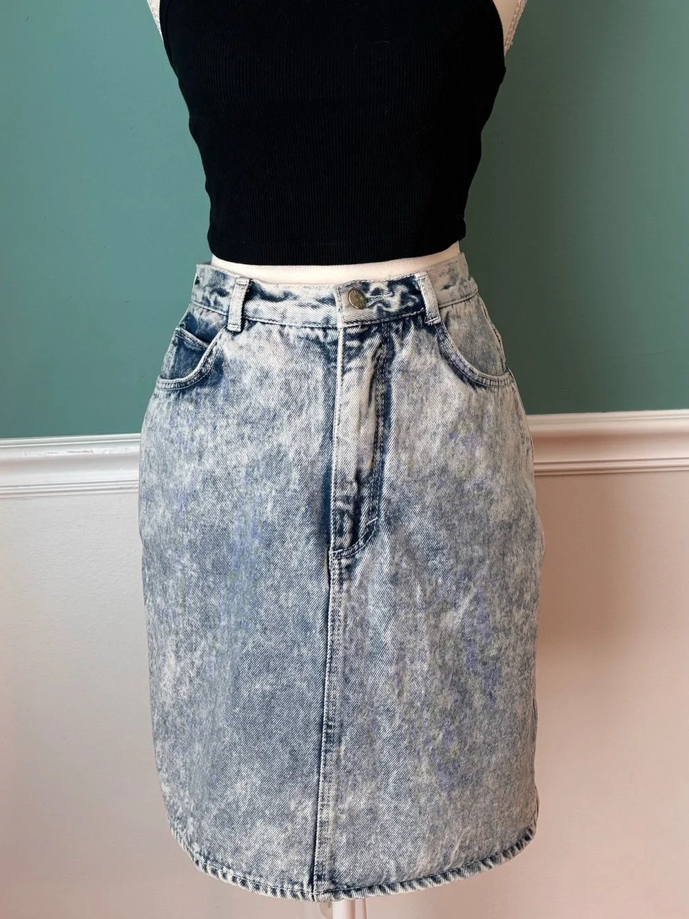 Filippo-Totti | Skirts | Vintage Filippototti Acid Wash Denim Skirt Y2k ...